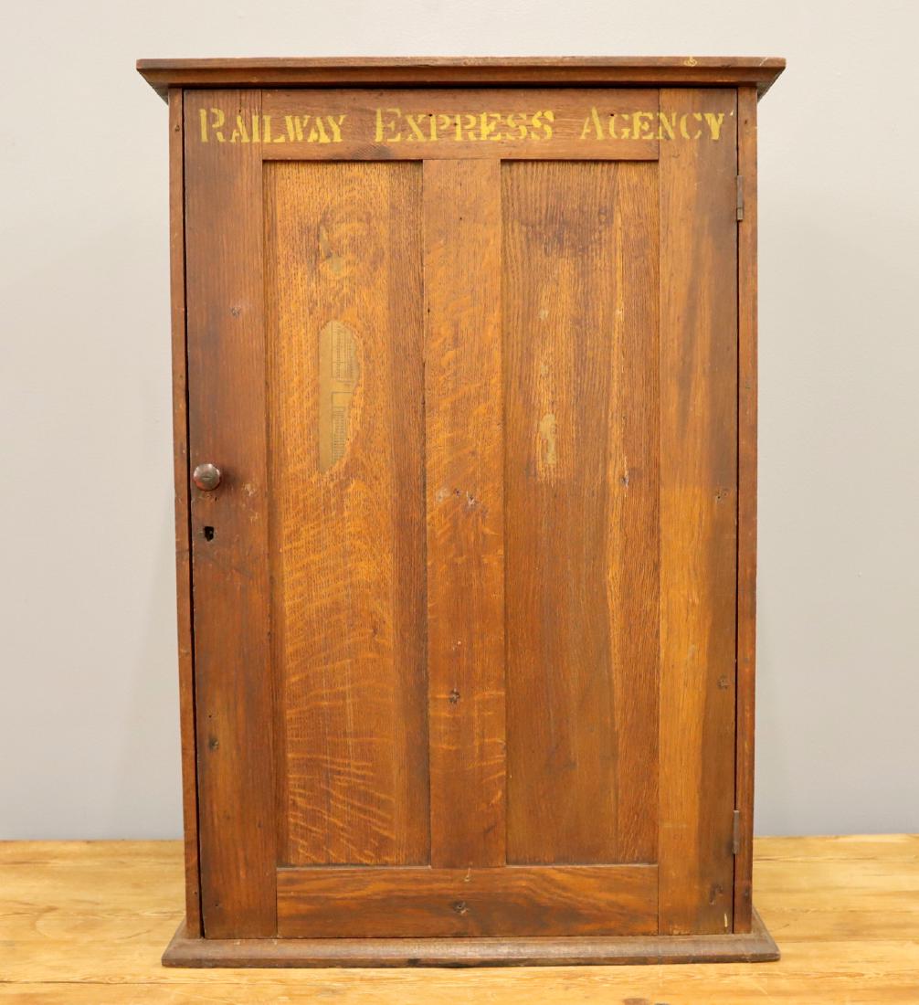Railway Express Agency Ticket Cabinet