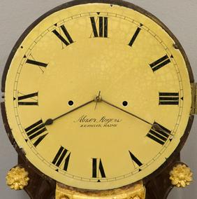 Abner Rogers Lyre Front Banjo clock Price Guide