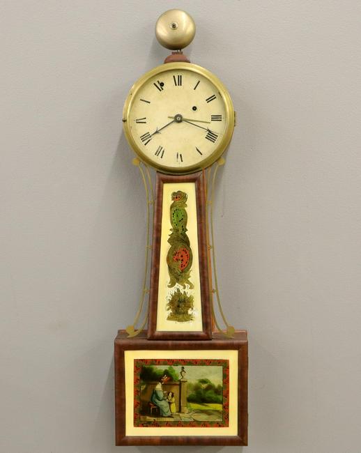 A. Willard Jr. Alarm top Banjo clock Price Guide