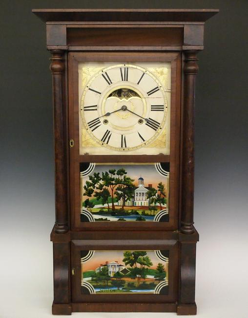 Birge & Mallory Double decker shelf clock Price Guide