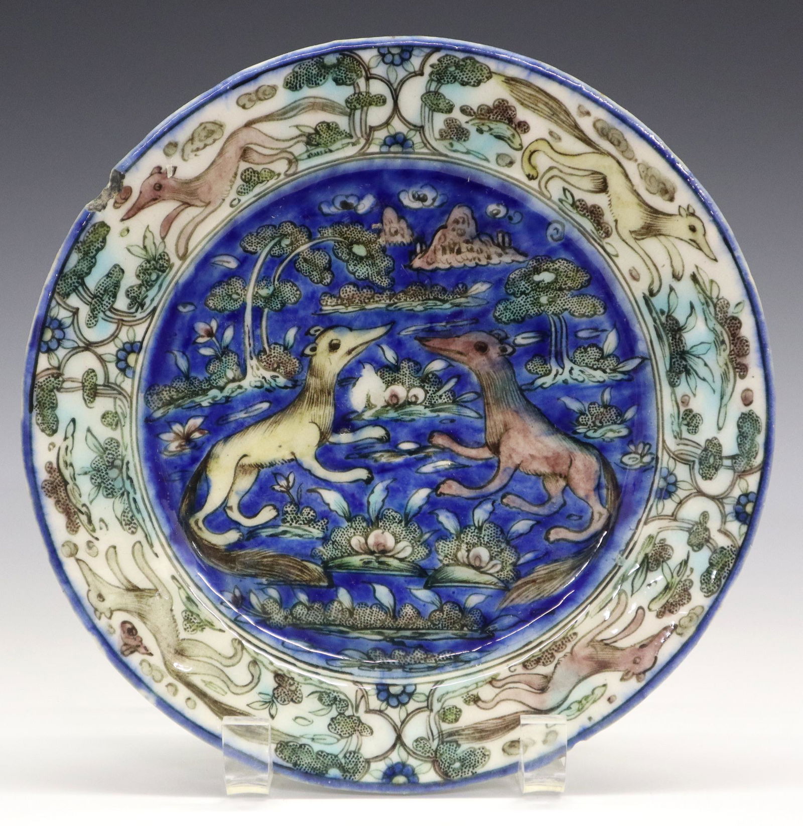 Persian Ceramic Plate - Jun 06, 2020 | Schmidt's Antiques Inc. Since ...