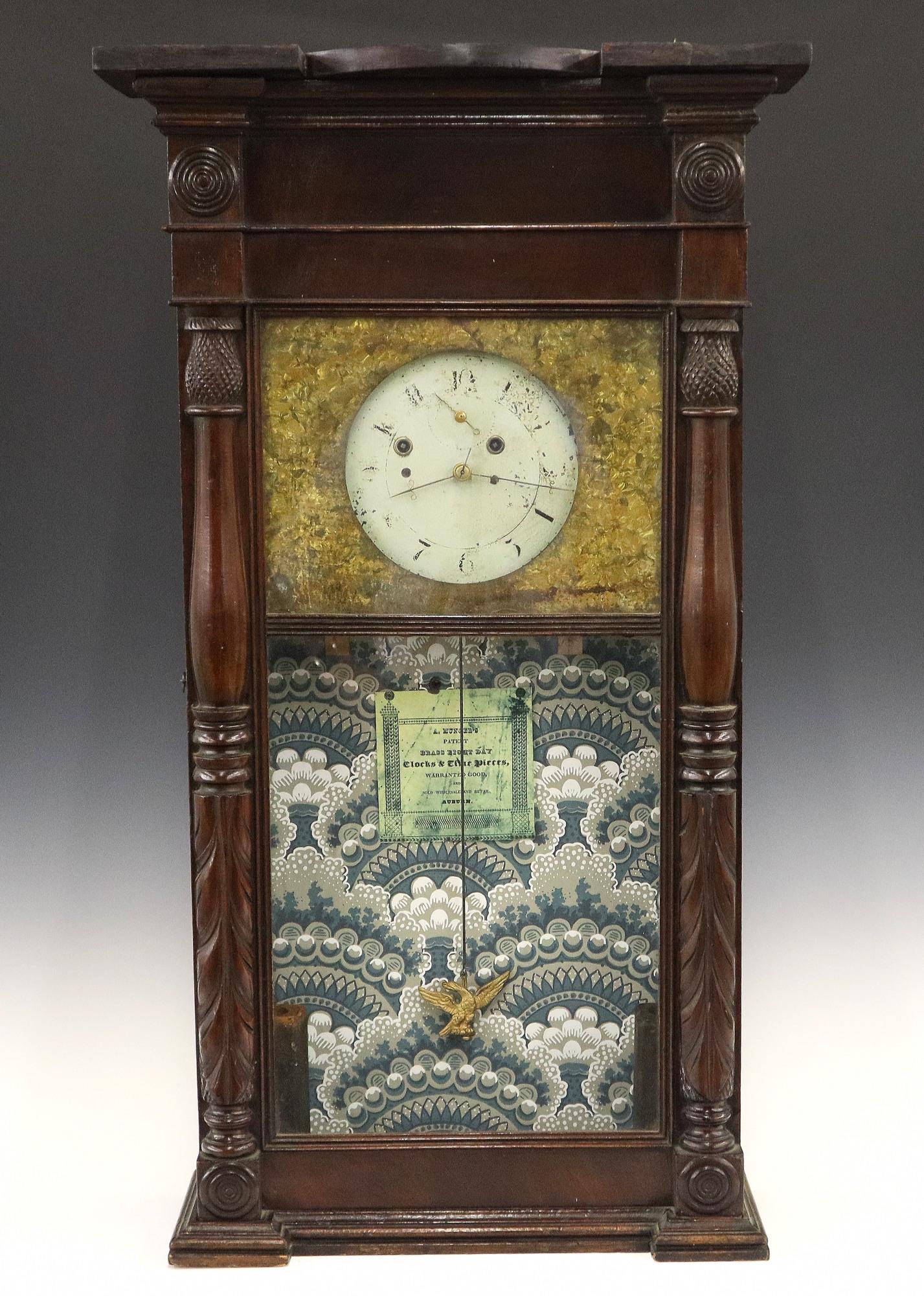 Asa Munger Ironing Board Shelf Clock Price Guide