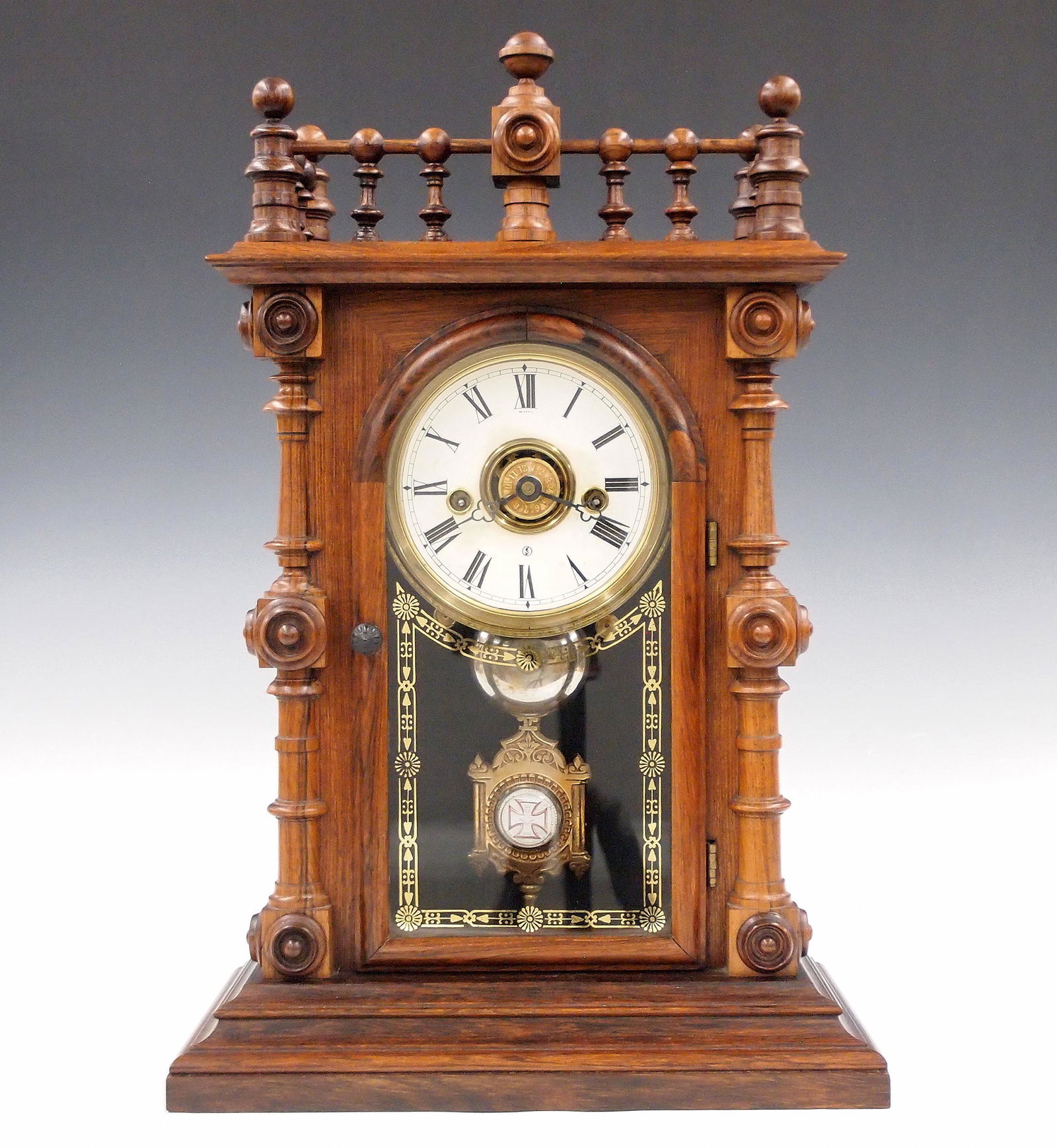 E.n. Welch Gerster Shelf Clock