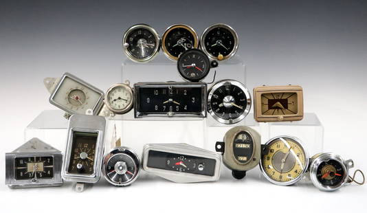 Antique Car Clock, Dash Model,