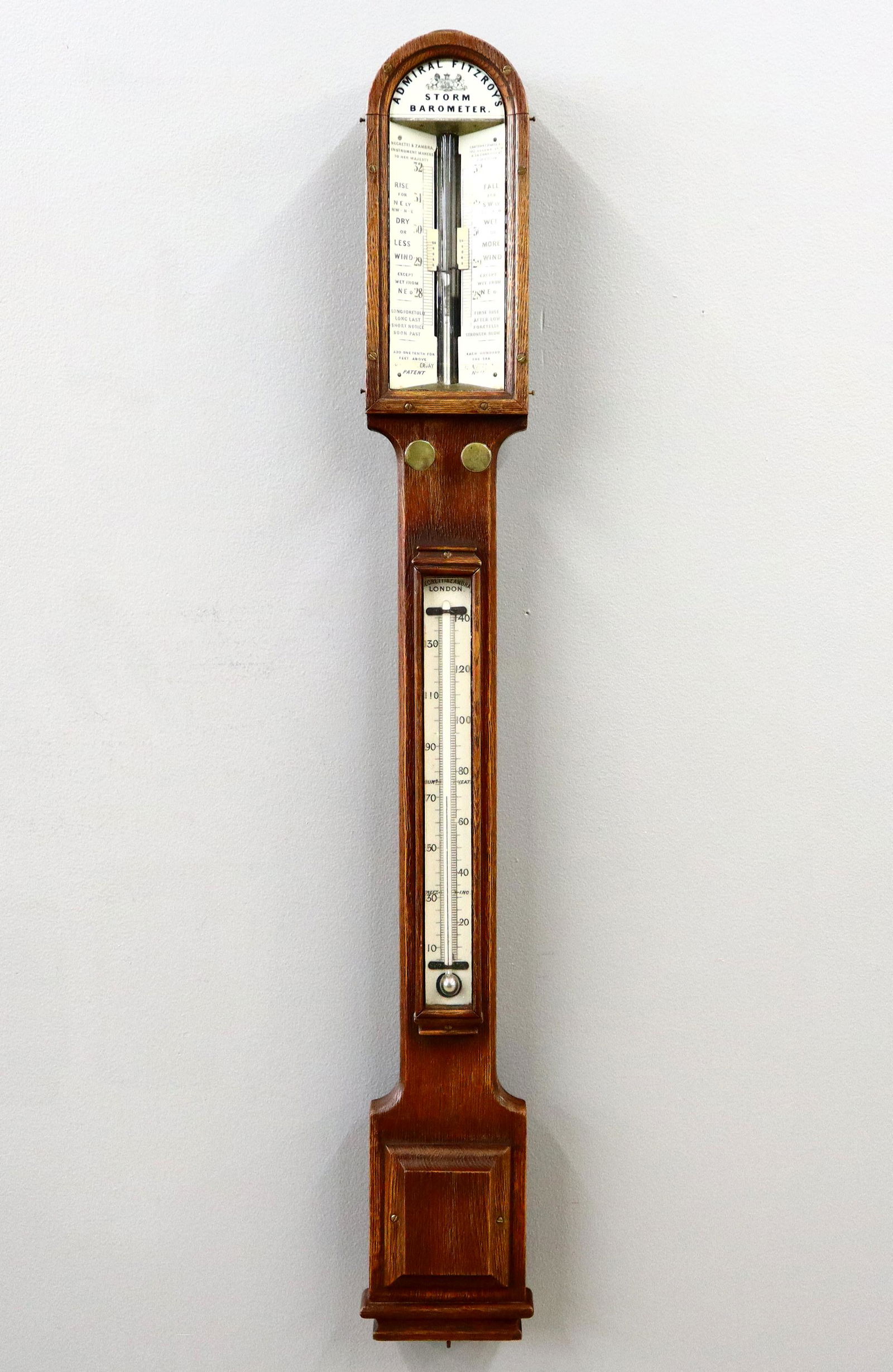 Negretti & Zambra Admiral Fitzroy Barometer