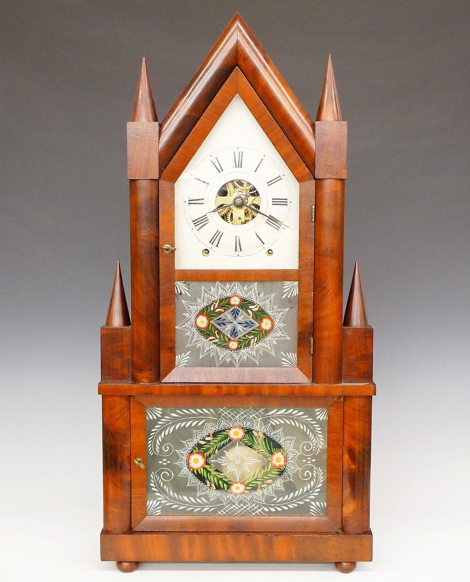 Birge & Fuller Wagon Spring Shelf Clock