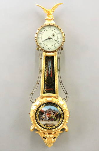 Elmer O Stennes Girandole Clock - Apr 24, 2021 | Schmidt's Antiques Inc ...