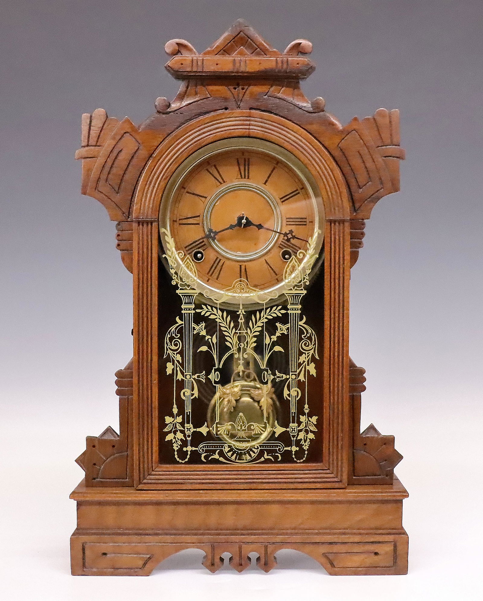 William L. Gilbert Peto Kitchen Shelf Clock