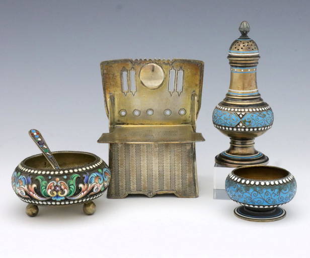 Russian Sterling Salts & Shaker