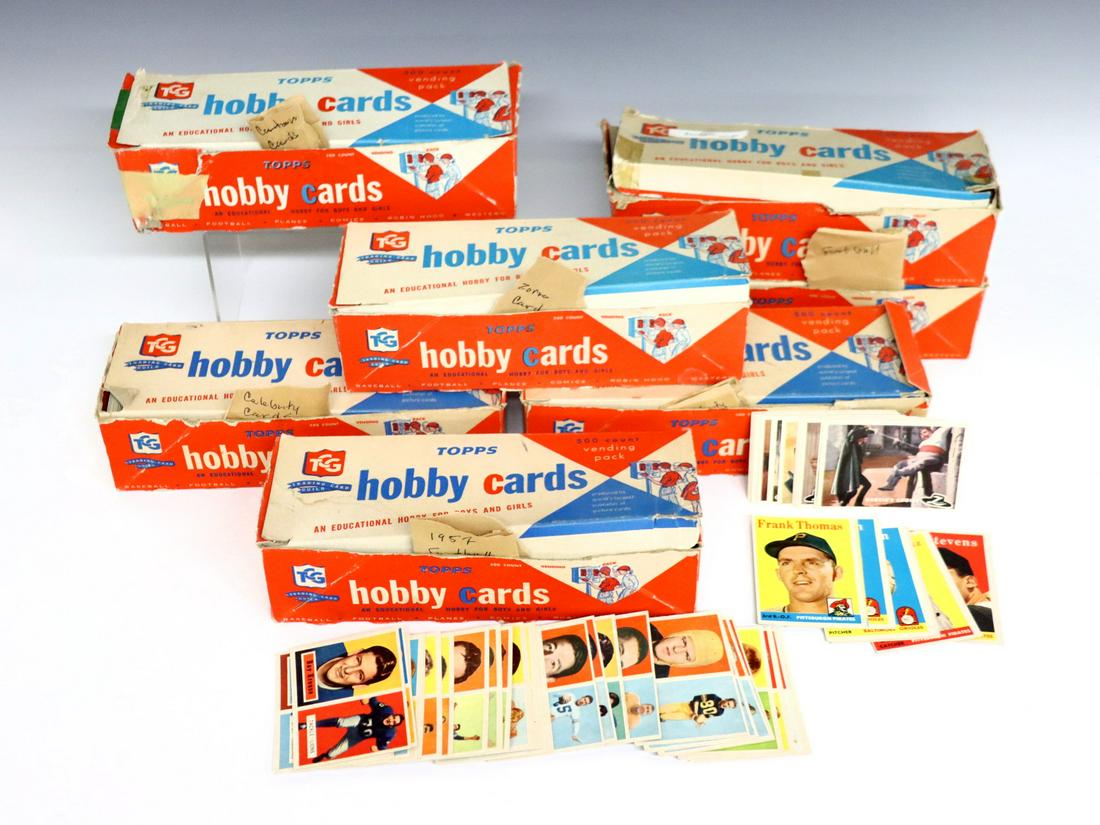 7 Boxes Topp's Hobby Cards