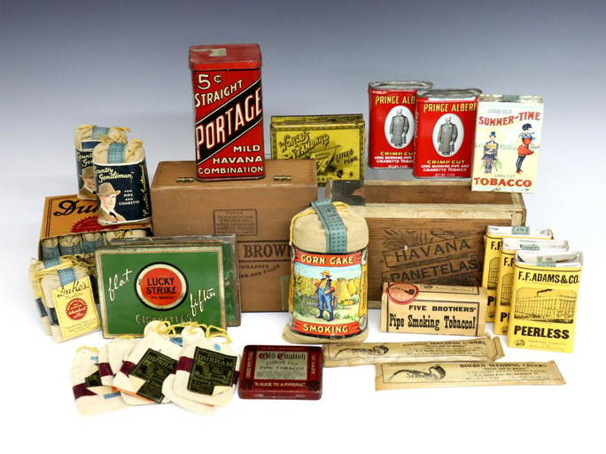 Vintage Tobacco Tins & Pouches