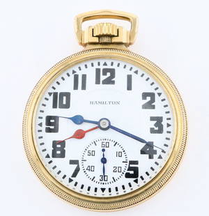 Hamilton 992 "dual Time Zone" Pocket Watch
