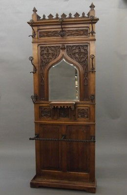 73: Gothic hall tree - Dec 03, 2011 | Schmidt's Antiques Inc. Since ...
