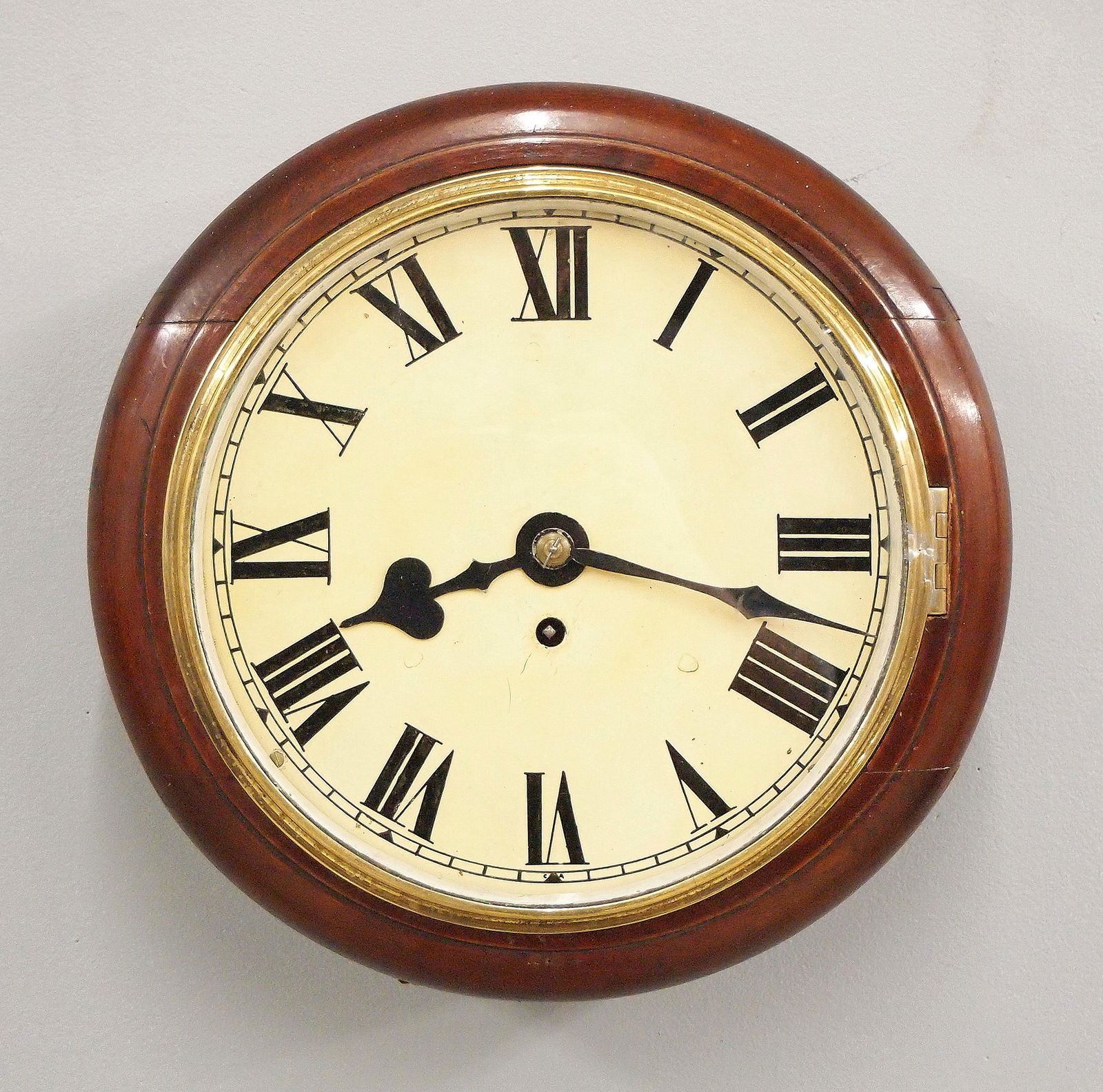 English Fusee Gallery Clock