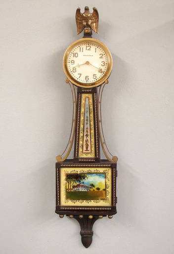 Mini Waltham Banjo Clock