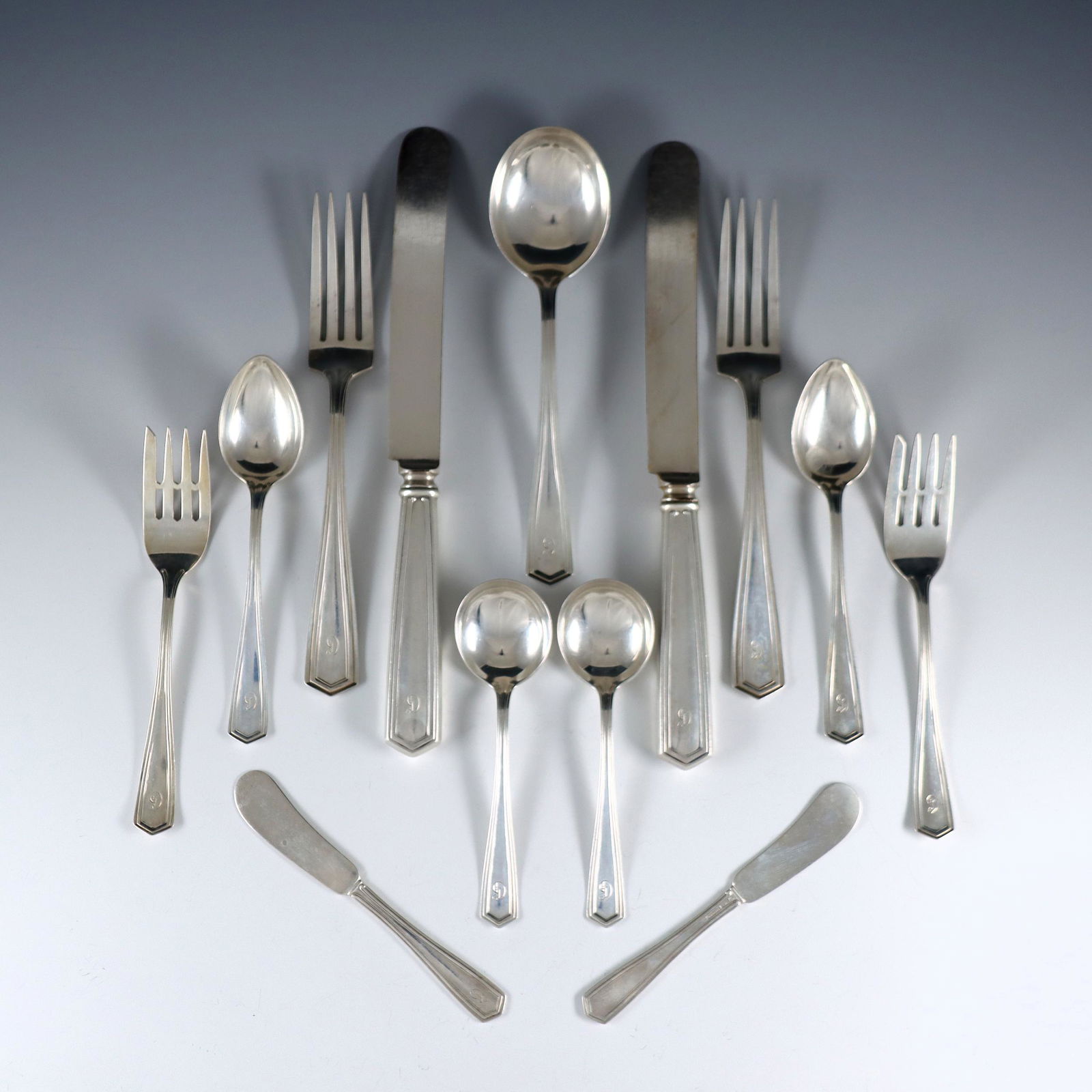 Simpson, Hall, Miller & Co. Sterling Flatware