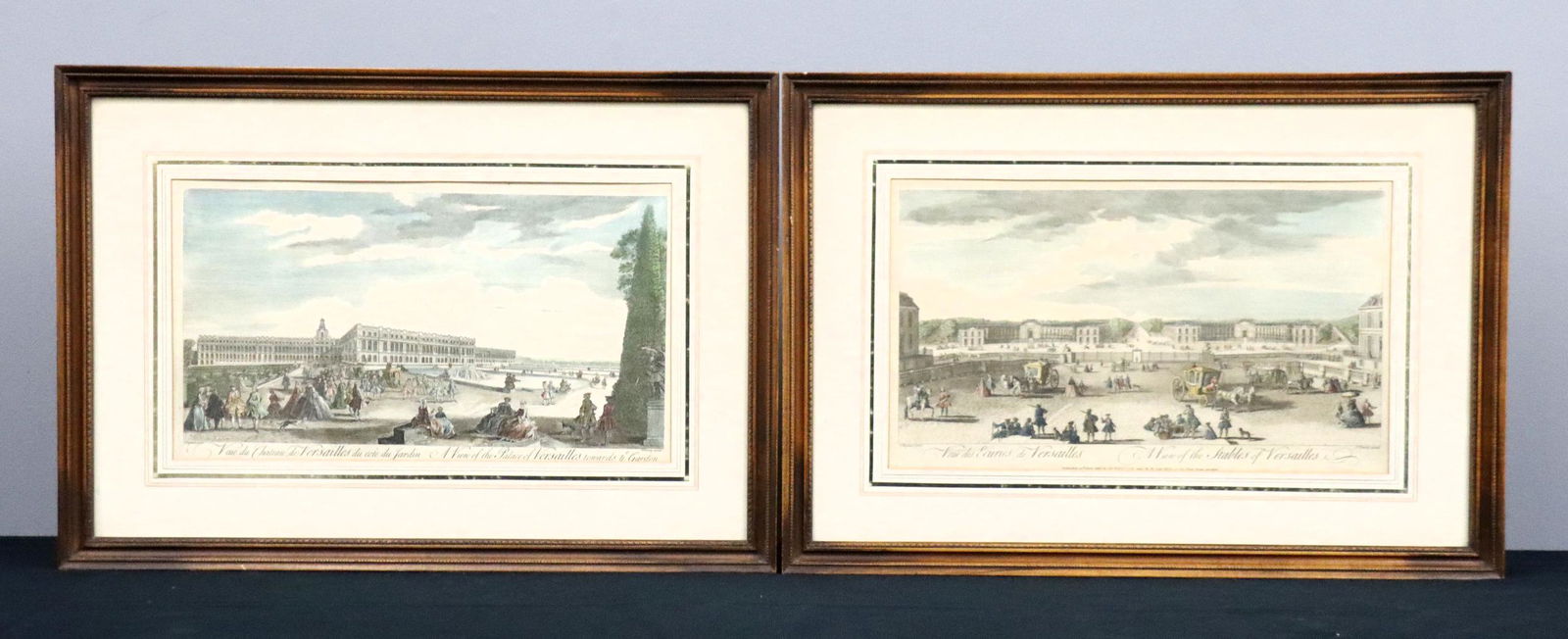 After J. Rigaud Etchings Of Versailles