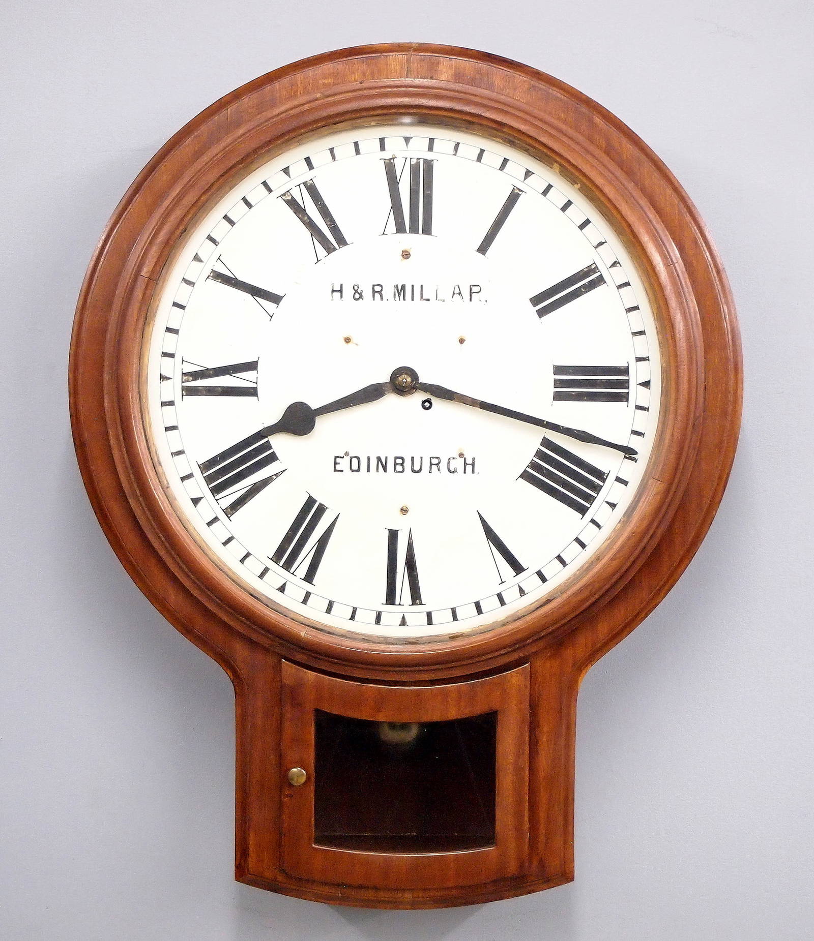English Fusee Gallery Clock Auction