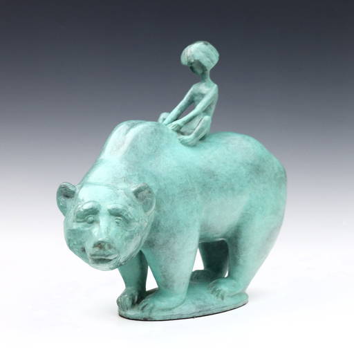 Marshall Fredericks Boy & Bear Sculpture