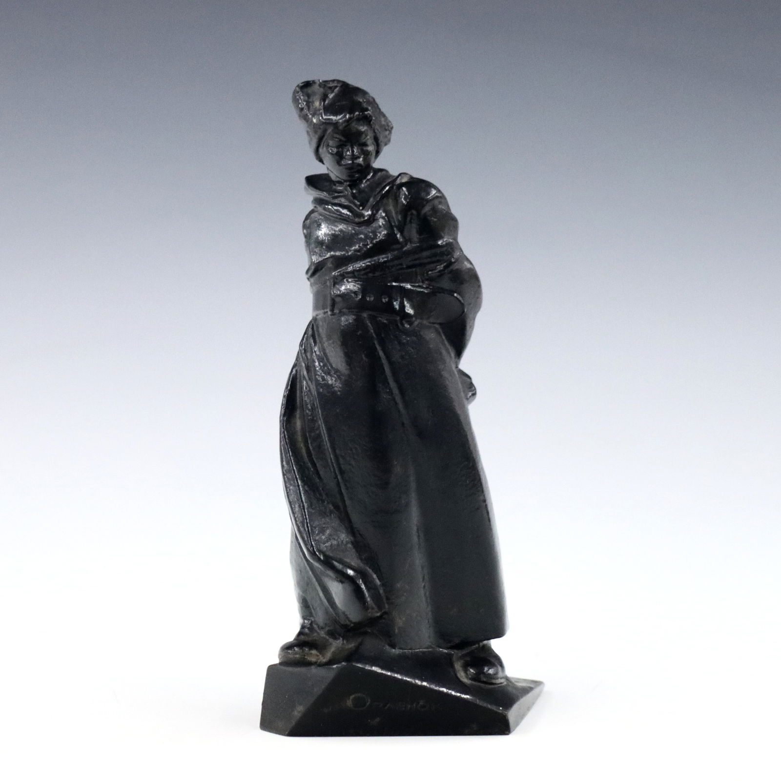 Russian Cast Iron Figure