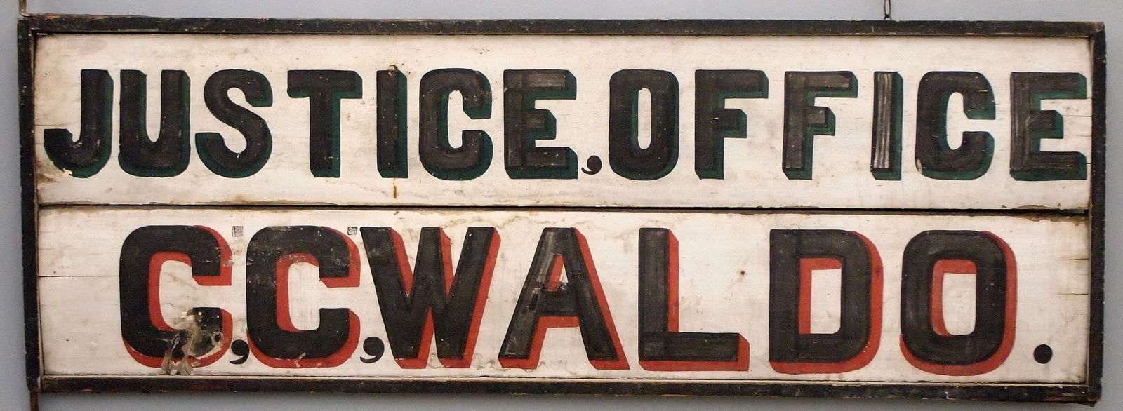 Wooden Trade Sign Auction