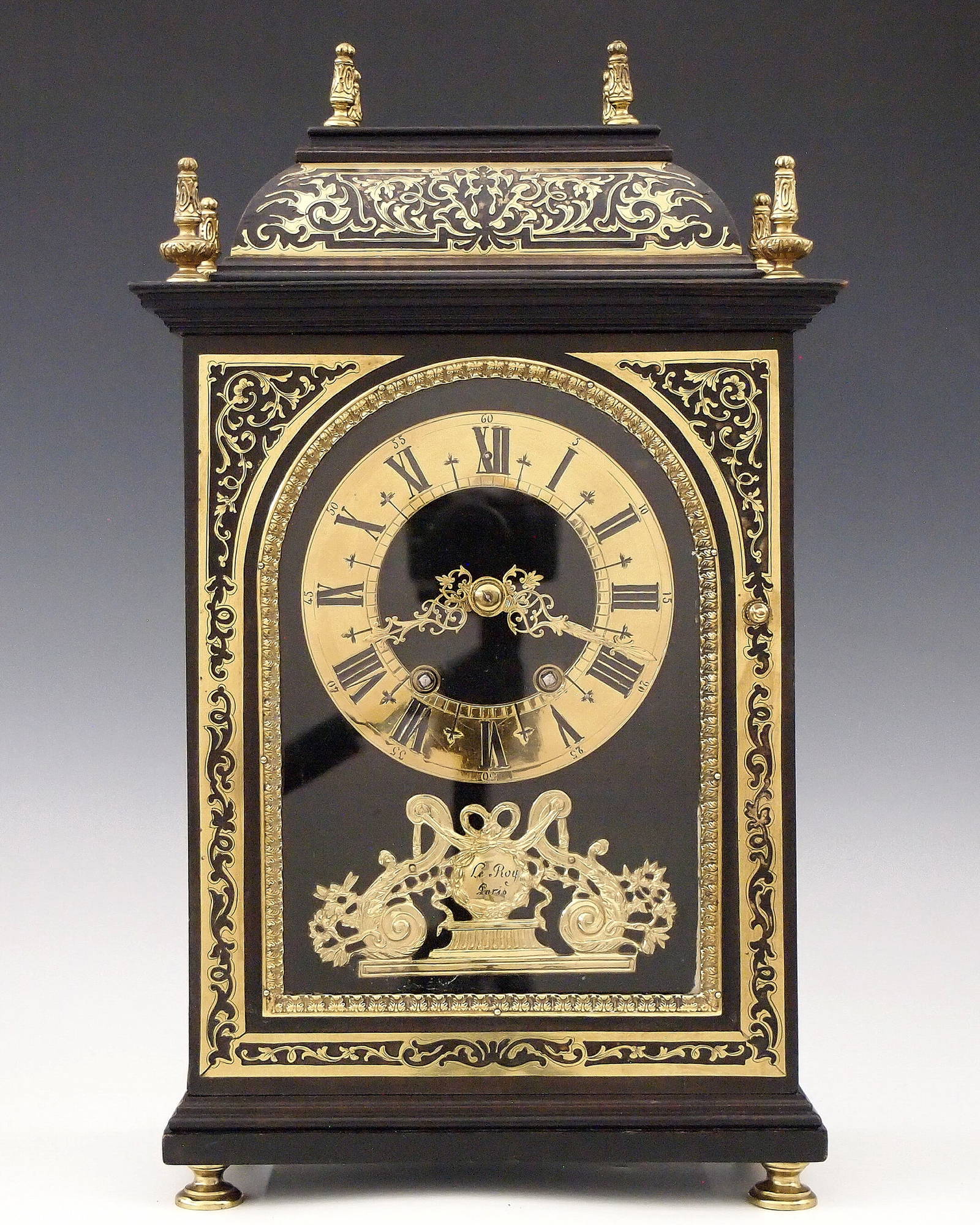 French Boulle Bracket Clock Auction
