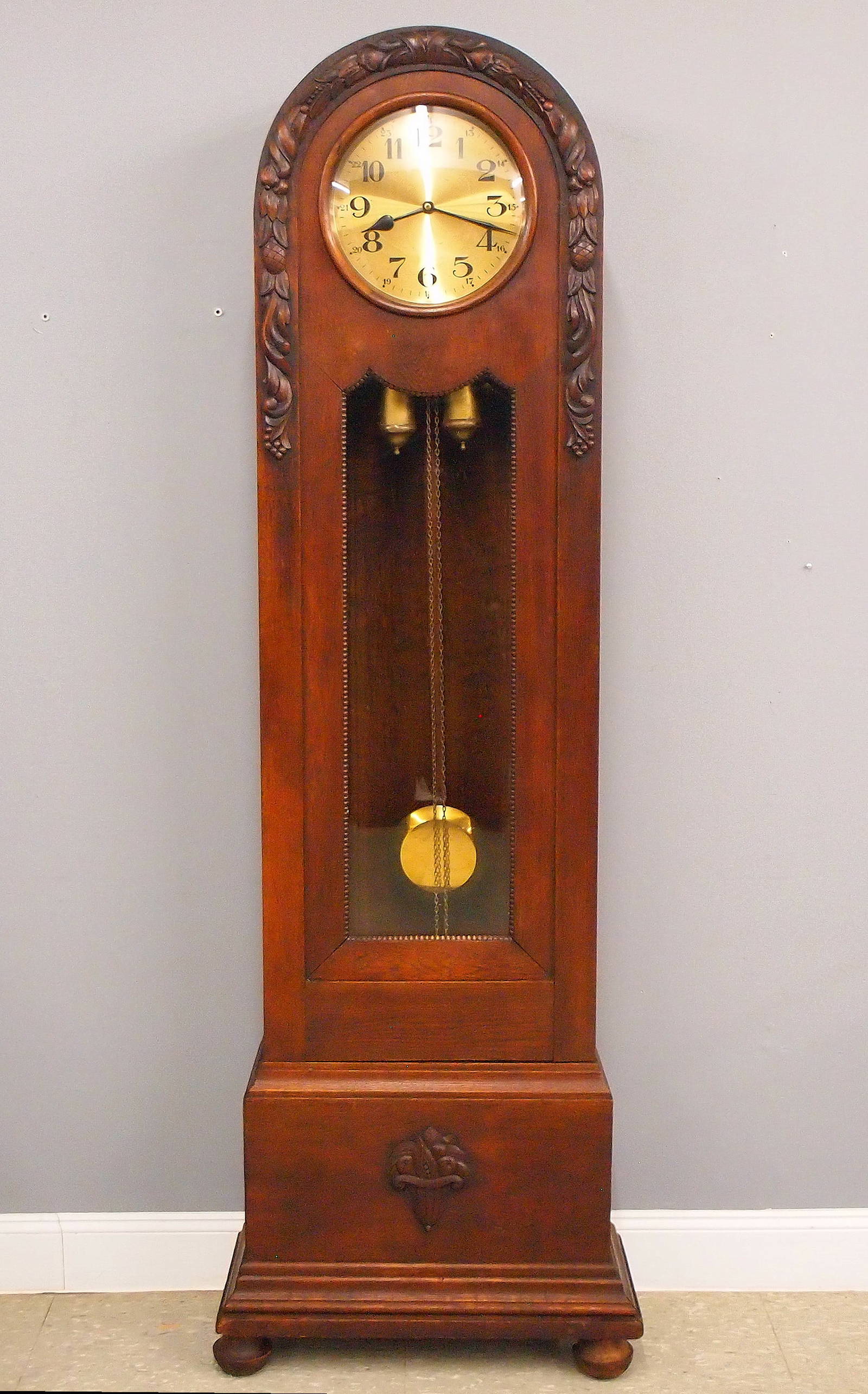 German Oak Grandfather Clock Auction