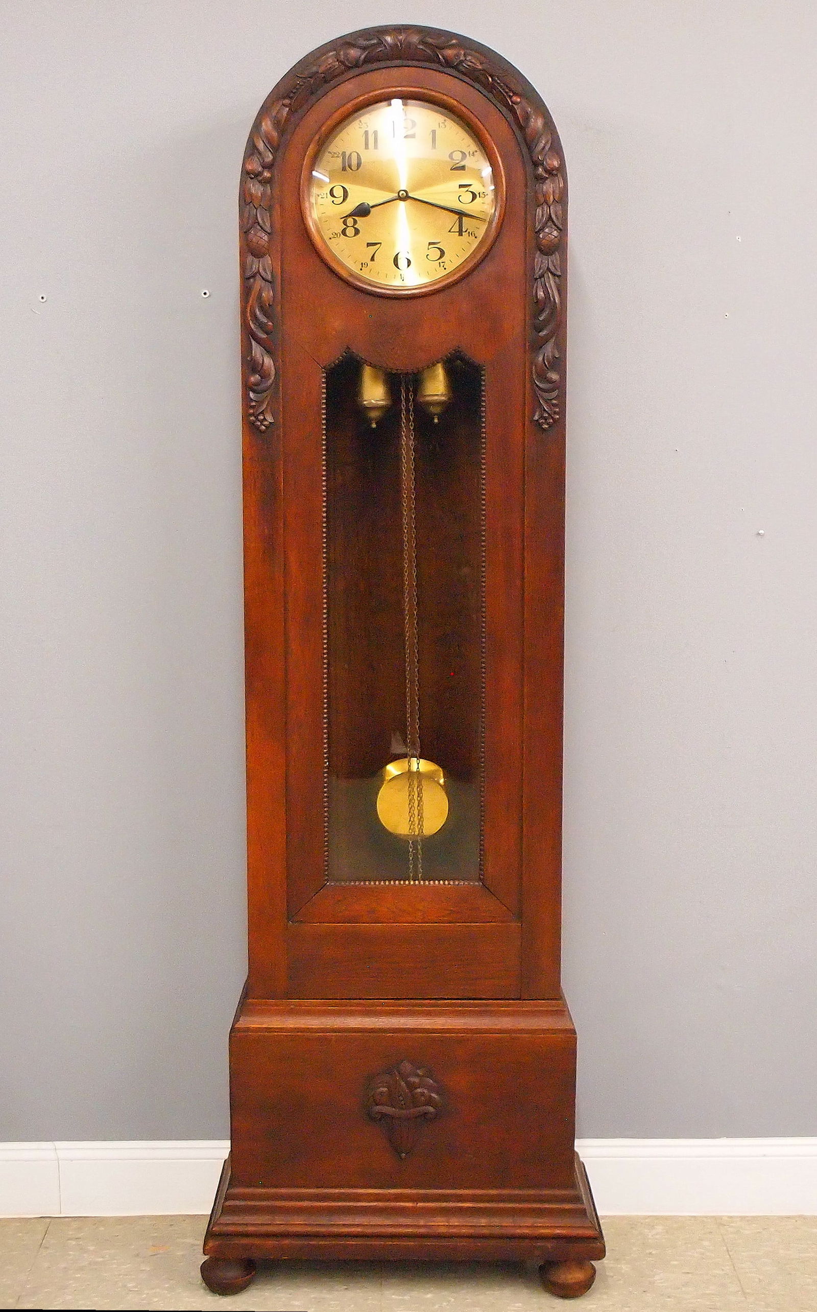 German Oak Grandfather Clock Auction