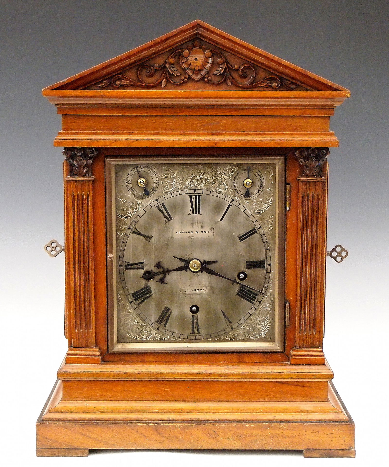 W & H German Bracket Clock Auction