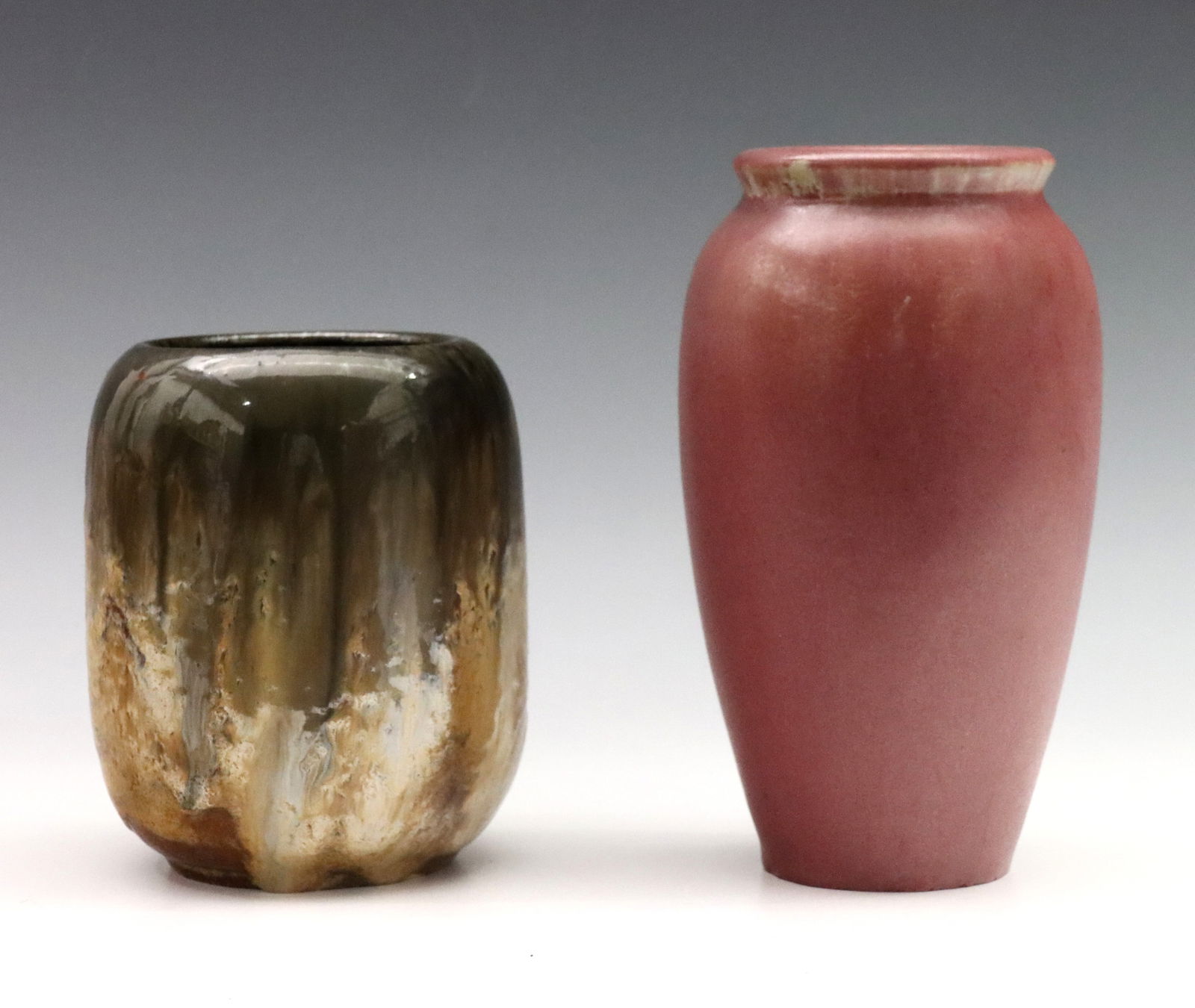 2 Fulper Pottery Vases Auction