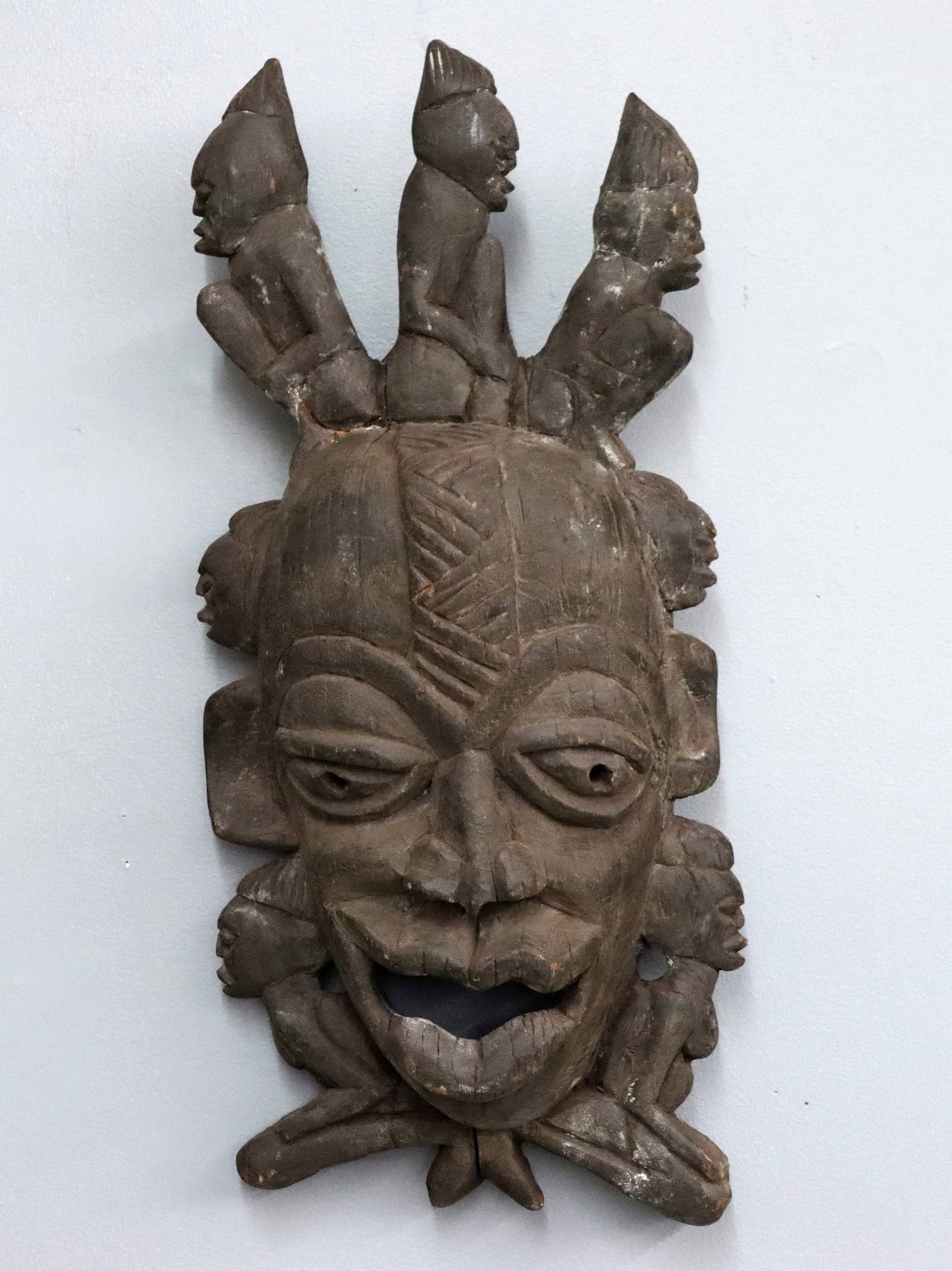 Congolese Carved Sickness Mask Auction
