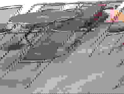 5 Pc Wrought Iron Patio Set Auction