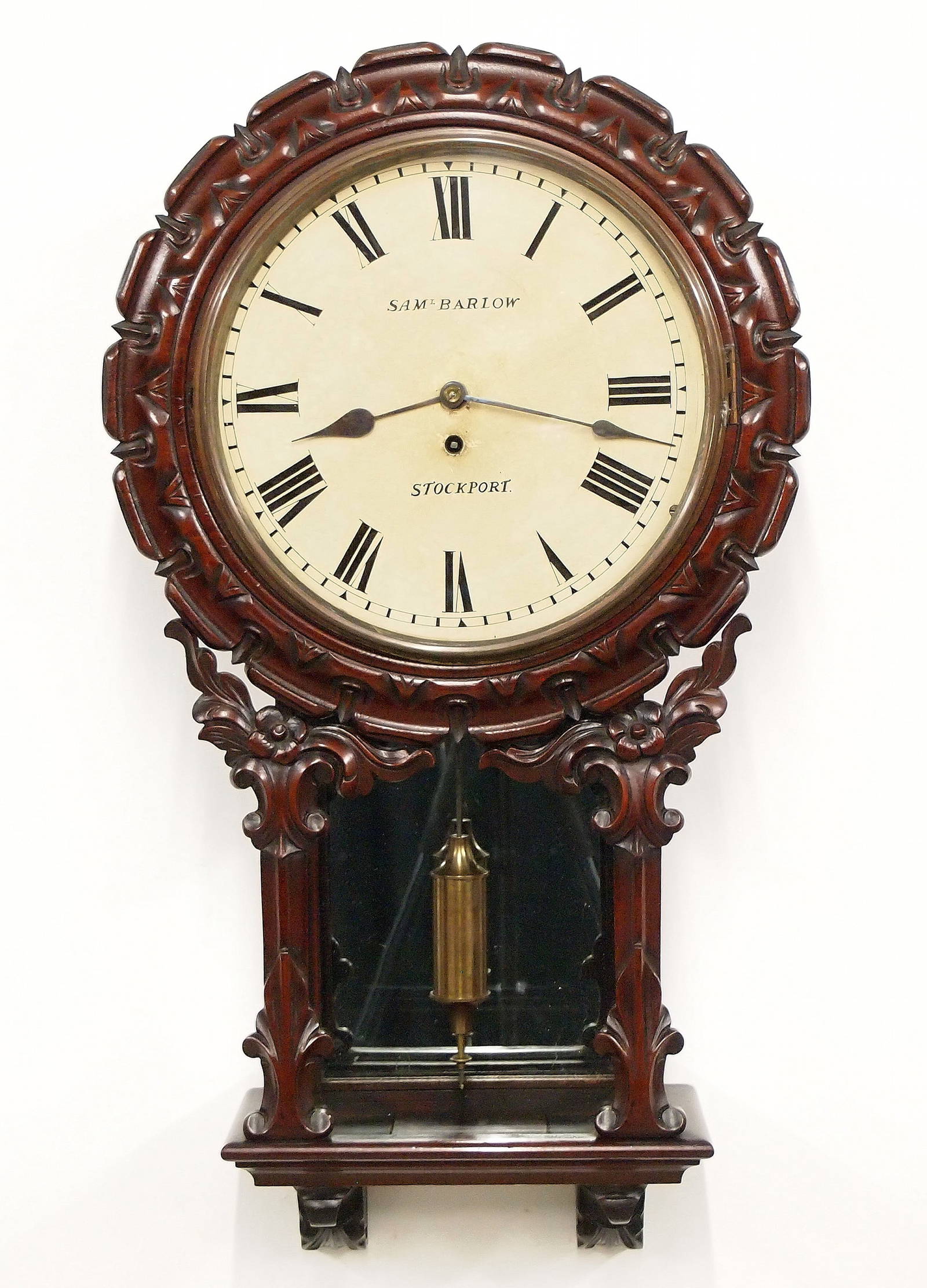 English Fusee Wall Clock Auction