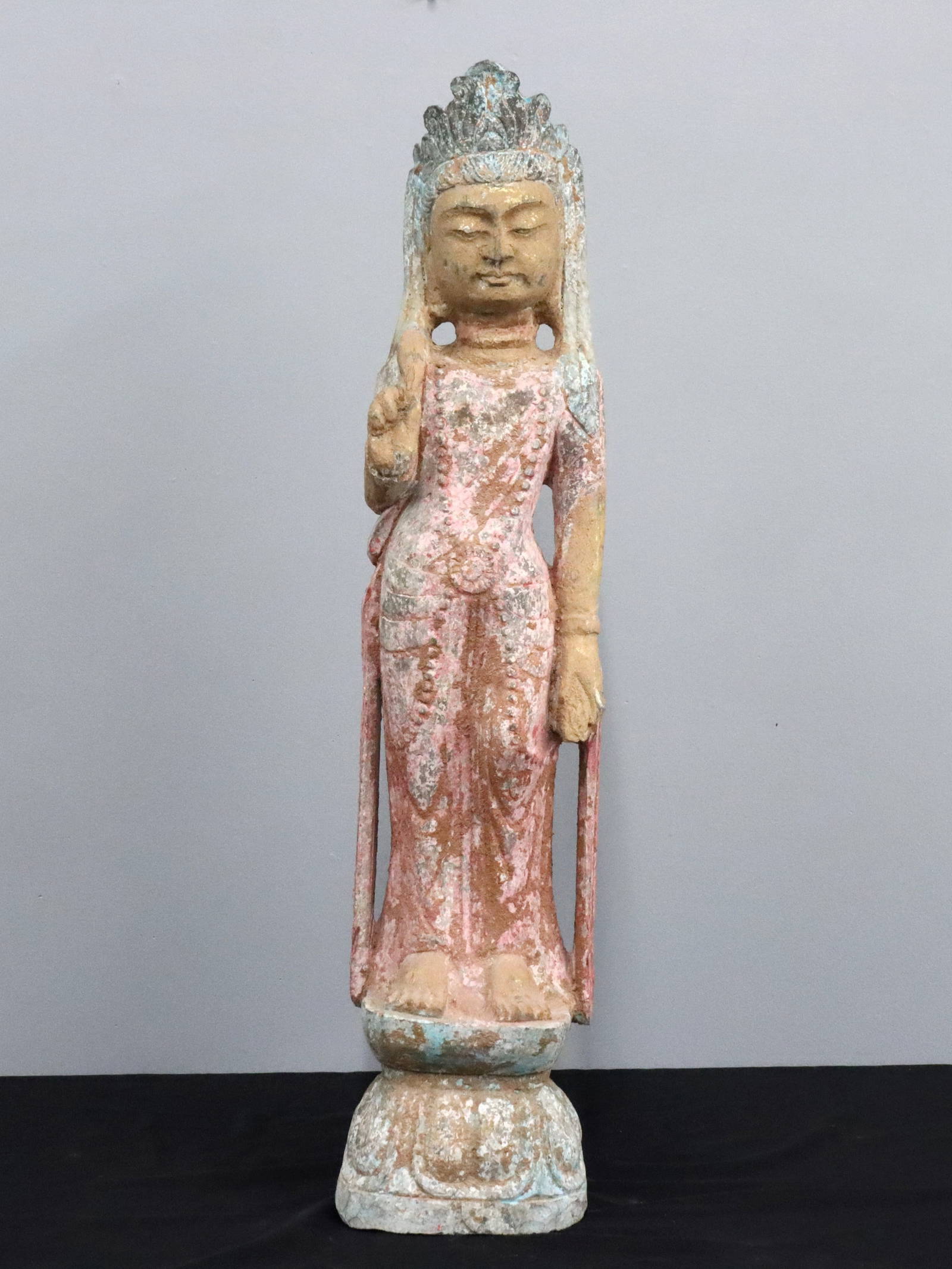Chinese Stone Guan Yin Auction