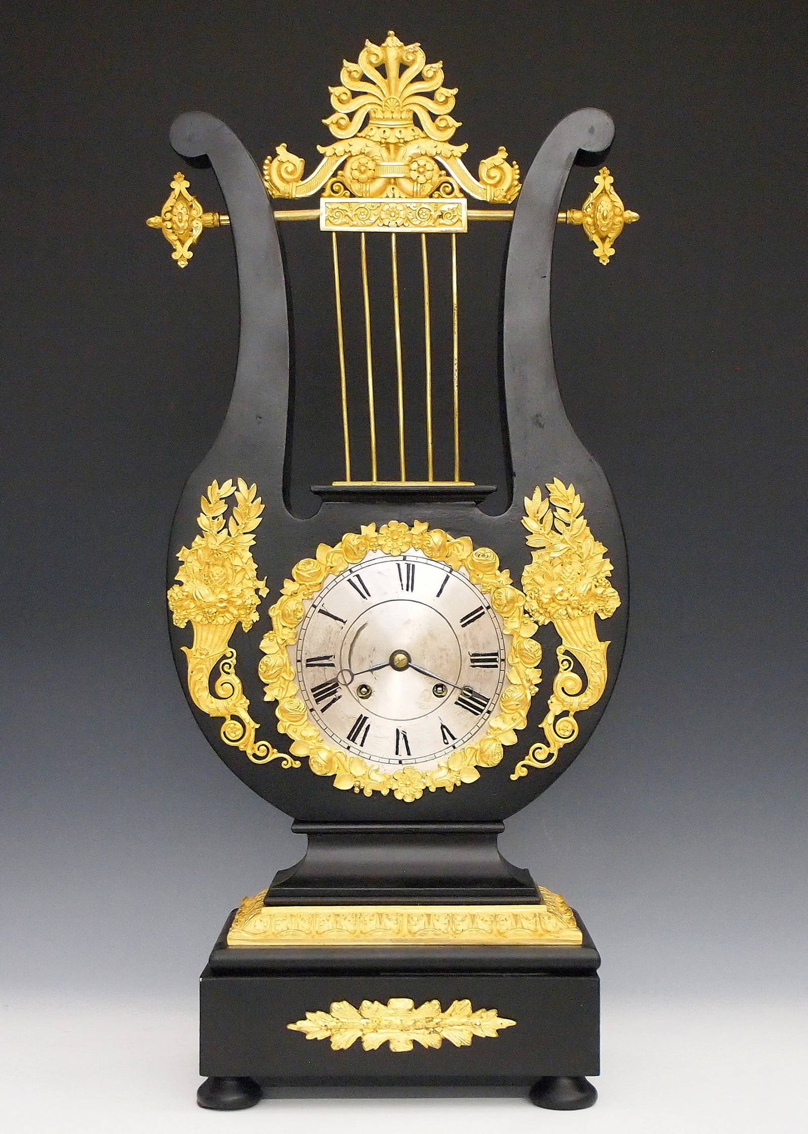 French Lyre Clock Auction