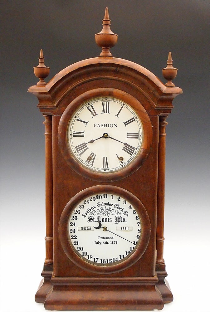 Southern Calendar Clock Co. Shelf Clock Auction