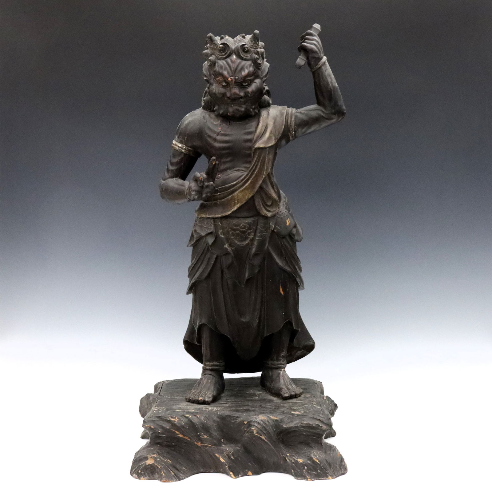 Japanese Carved Figure Auction