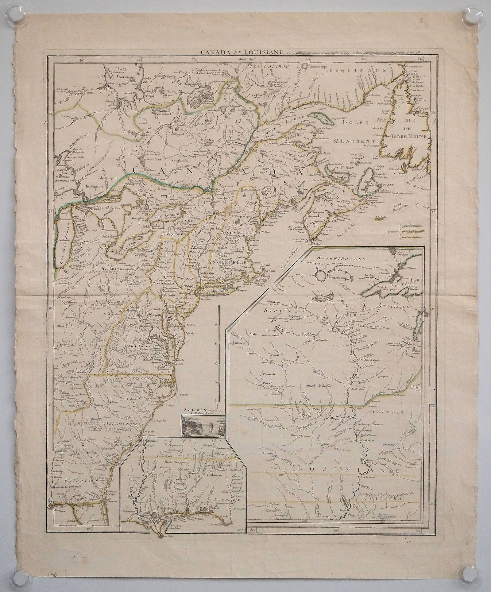 1755 Map By G.l. Le Rouge Auction