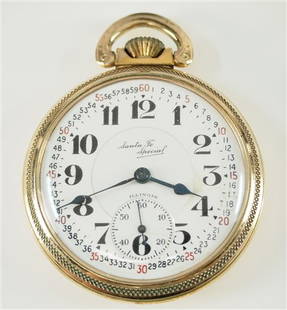 Antique Hamilton Traffic Special Pocket Watch Work